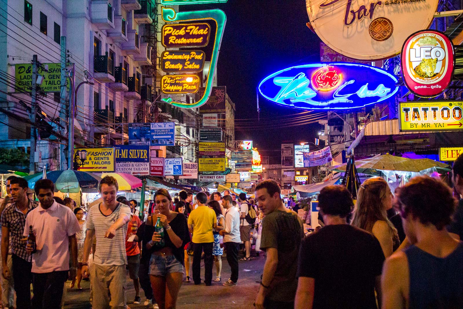 What has happened to Khao San Road in Bangkok?