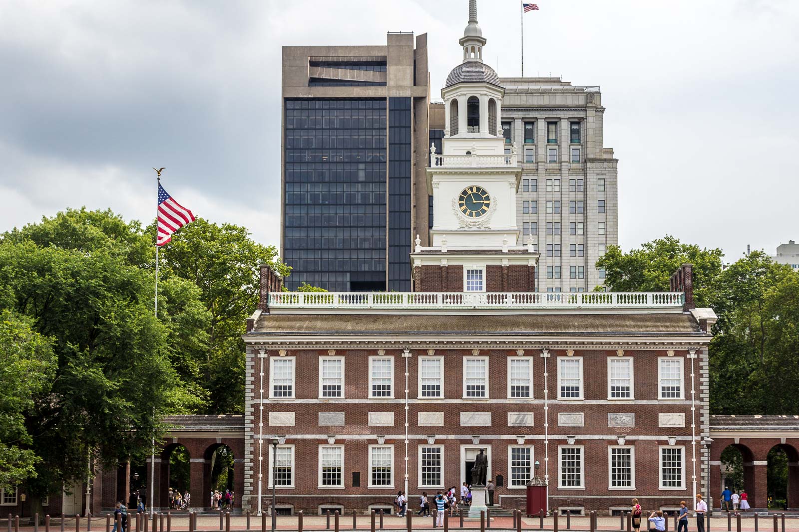 Independence Hall and Liberty Bell in Philadelphia, Pennsylvania