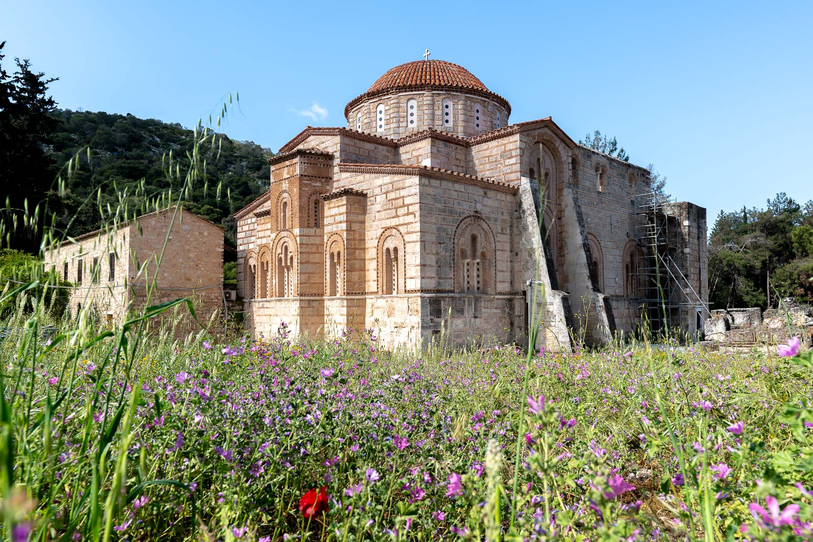 Visiting the Daphni Monastery in Athens in 2025