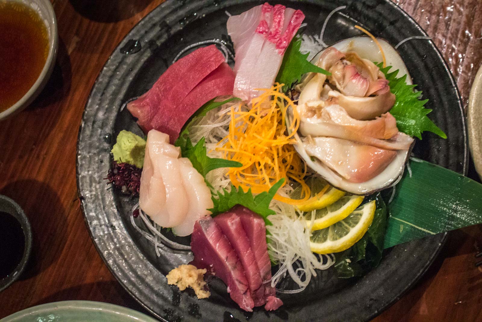 Sashimi: Japanese food and Japanese dishes