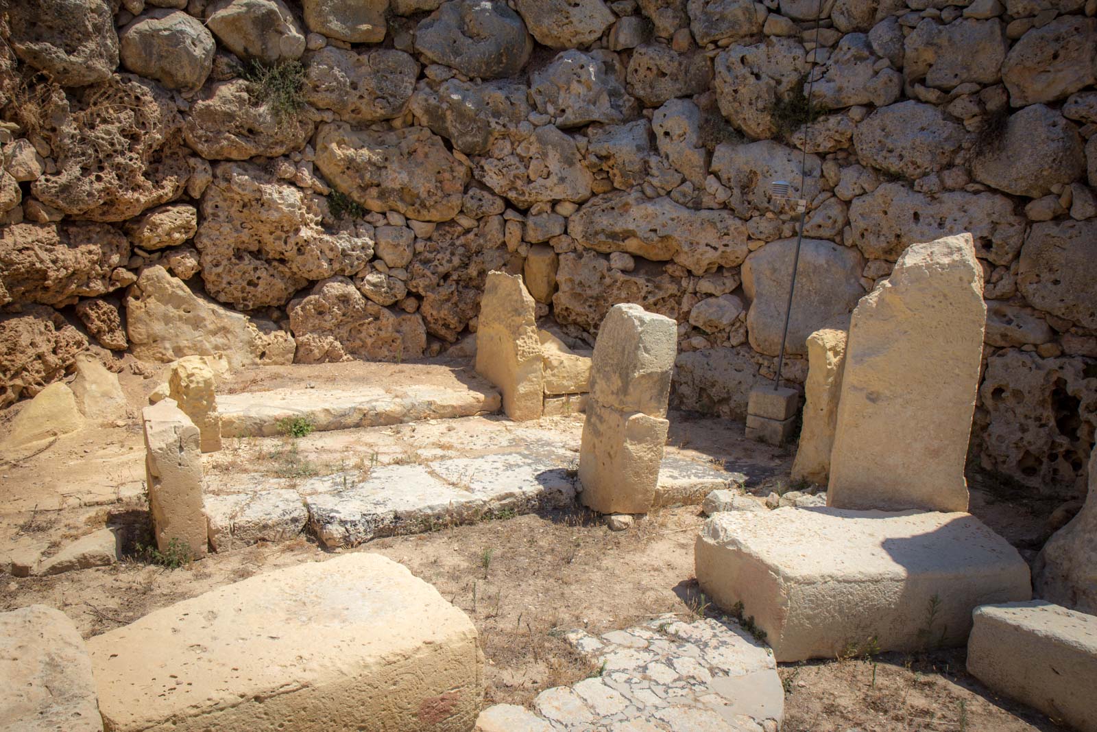 The ancient Ggantija Temples on Gozo, Malta