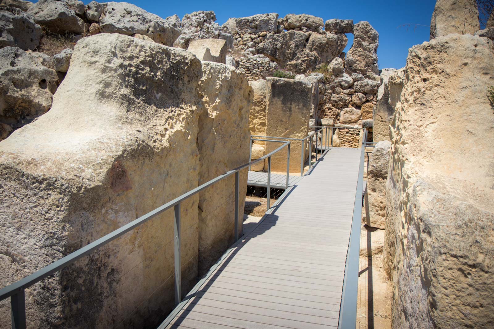 The ancient Ggantija Temples on Gozo, Malta