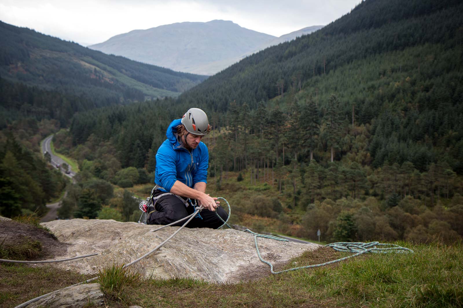 Rock climbing in Scotland - Adventure travel near Edinburgh