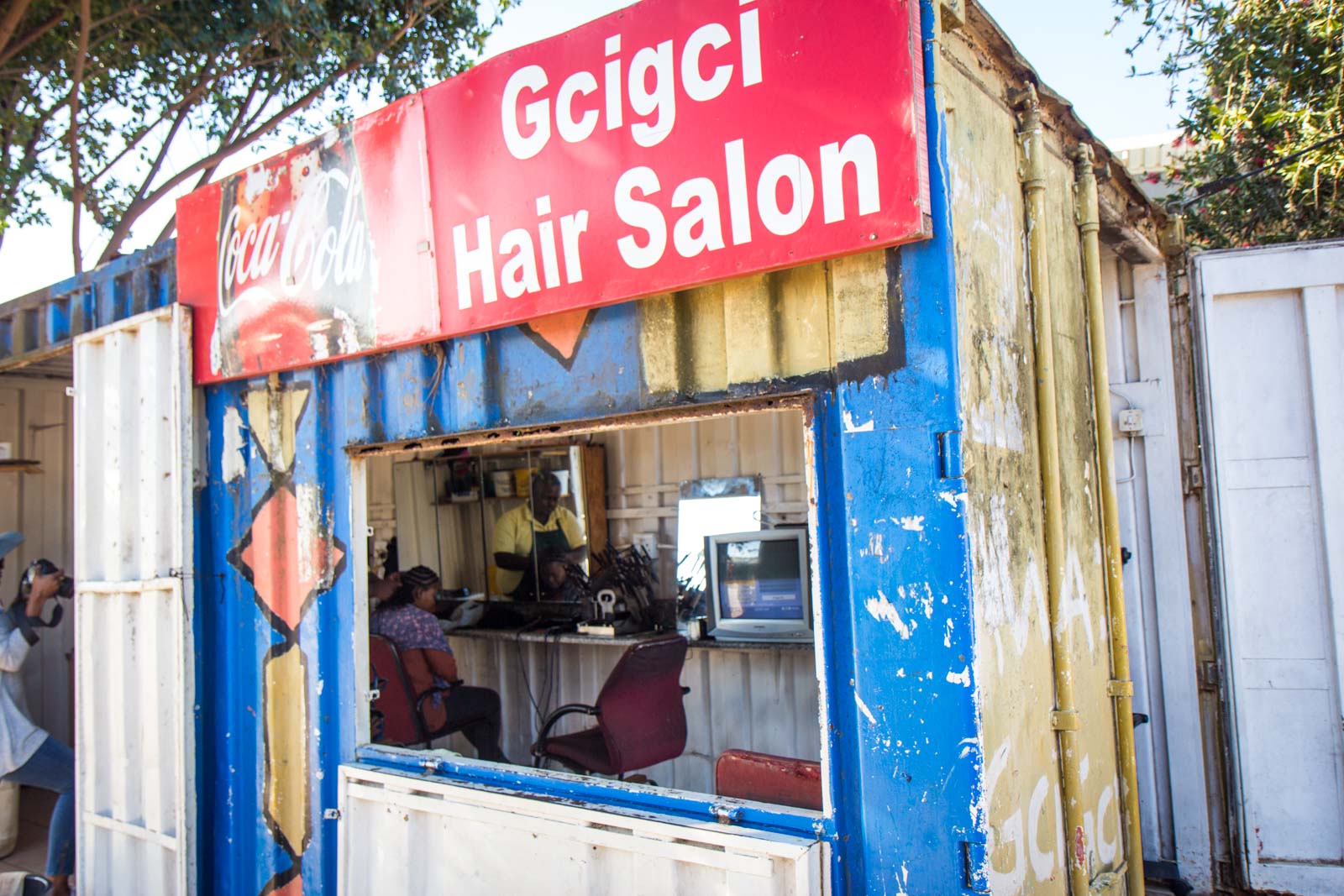 Visiting the Kayamandi township, Stellenbosch, South Africa