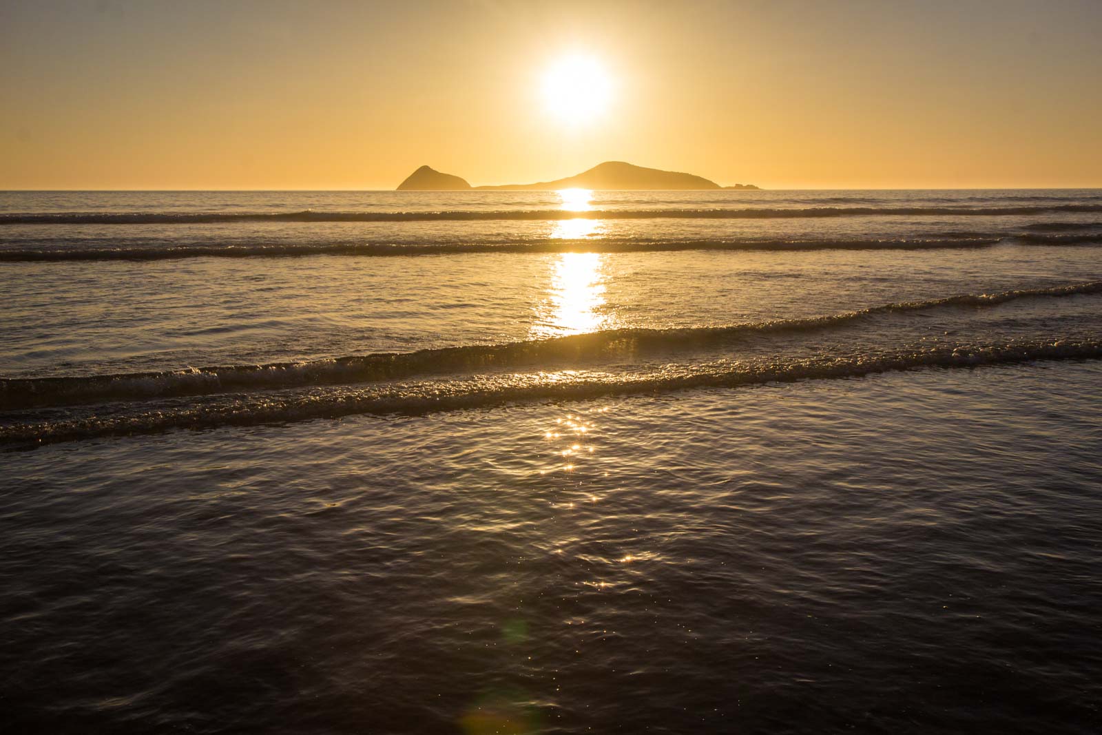 Sunset at Whisky Bay on Victoria's Wilsons Promontory, Australia