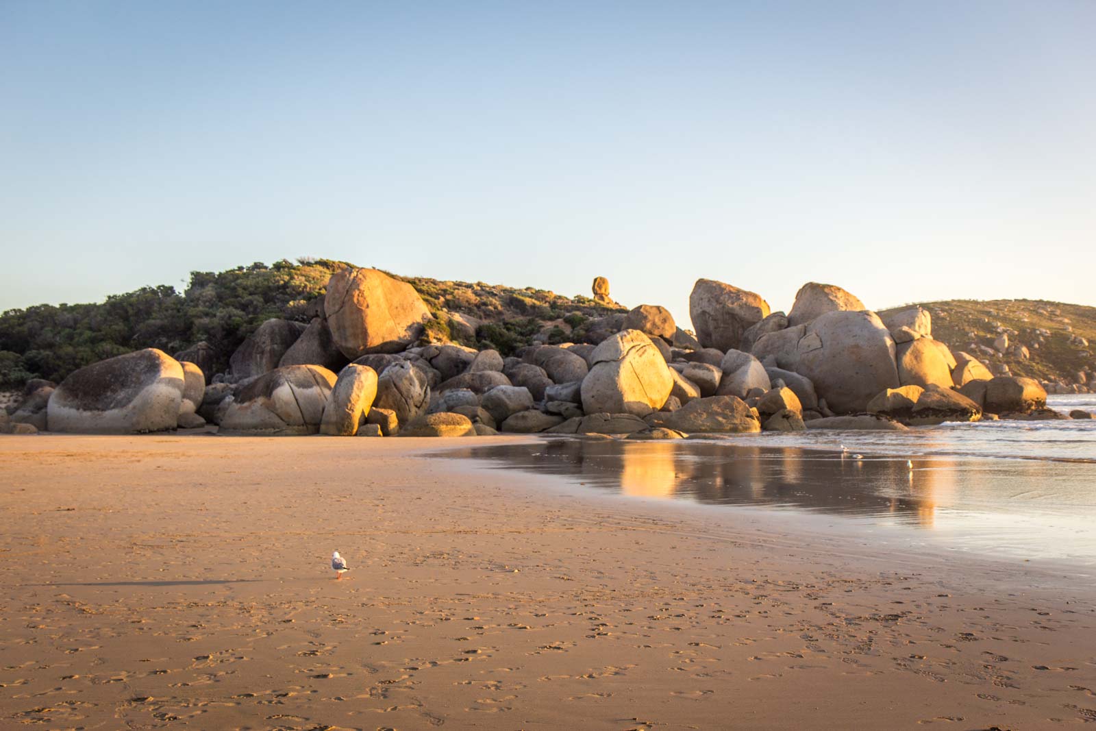 Sunset at Whisky Bay on Victoria's Wilsons Promontory, Australia