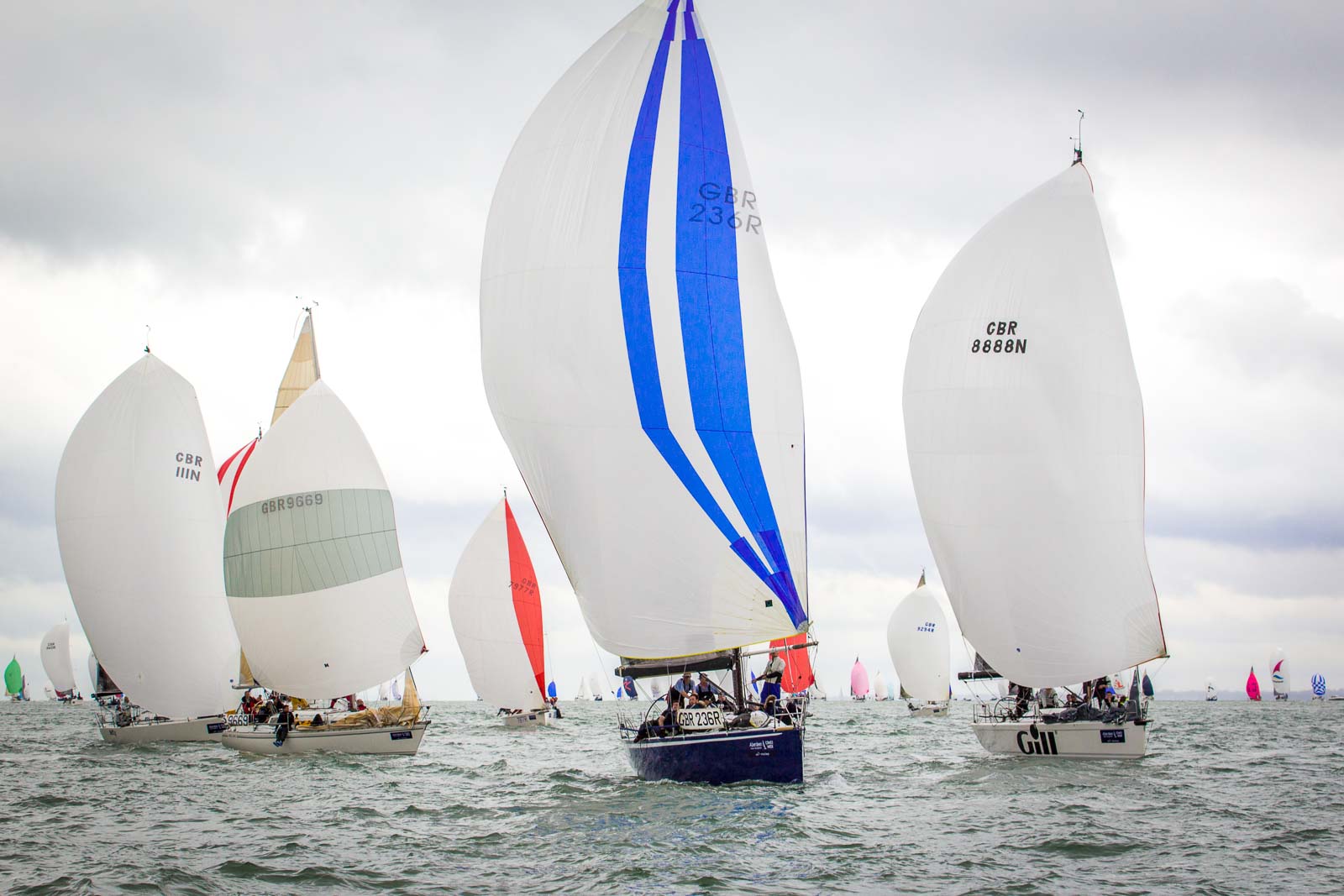 Sailing at Cowes Week on the Isle of Wight, England (2024)