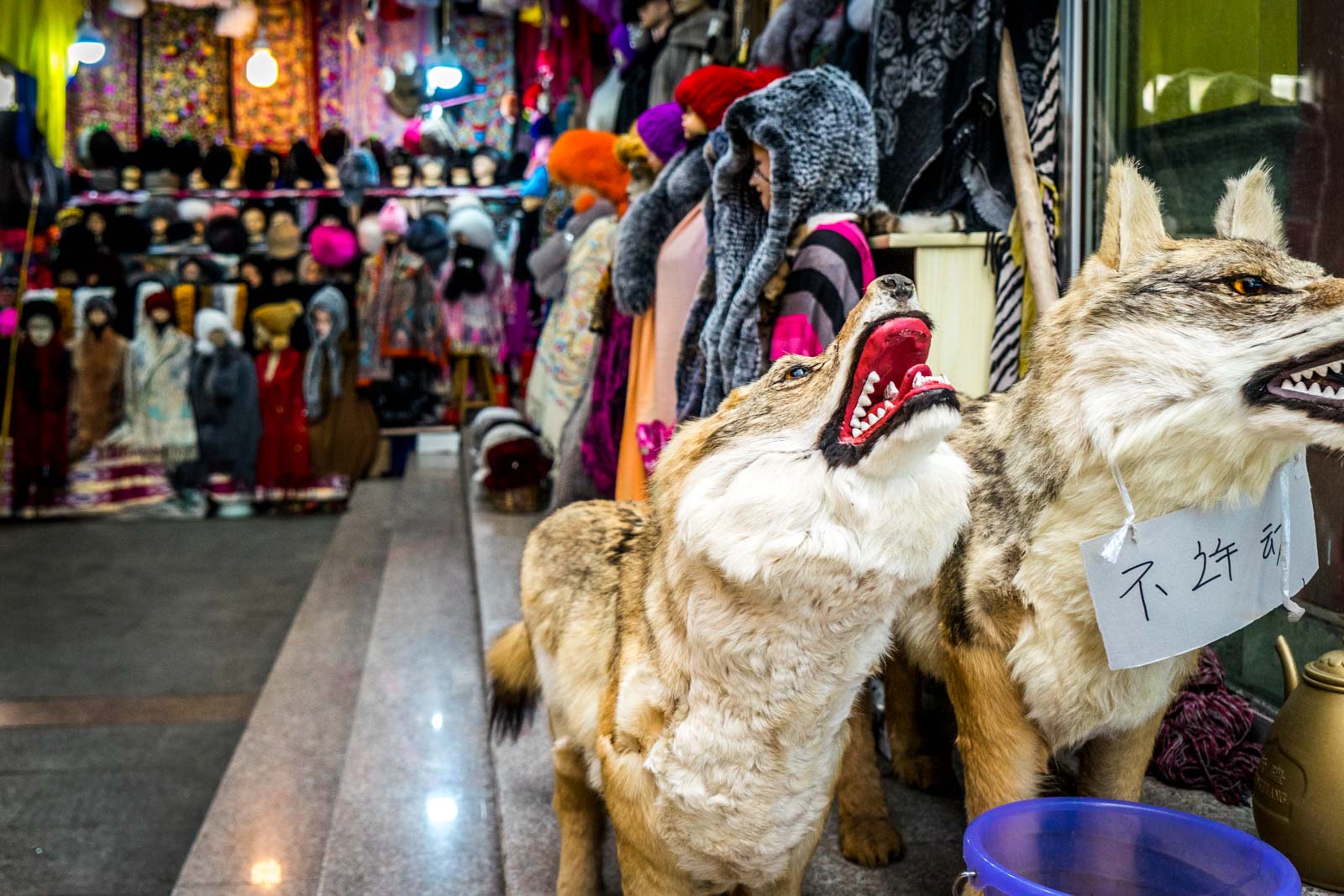 The Grand Bazaar of Urumqi, Xinjiang, China