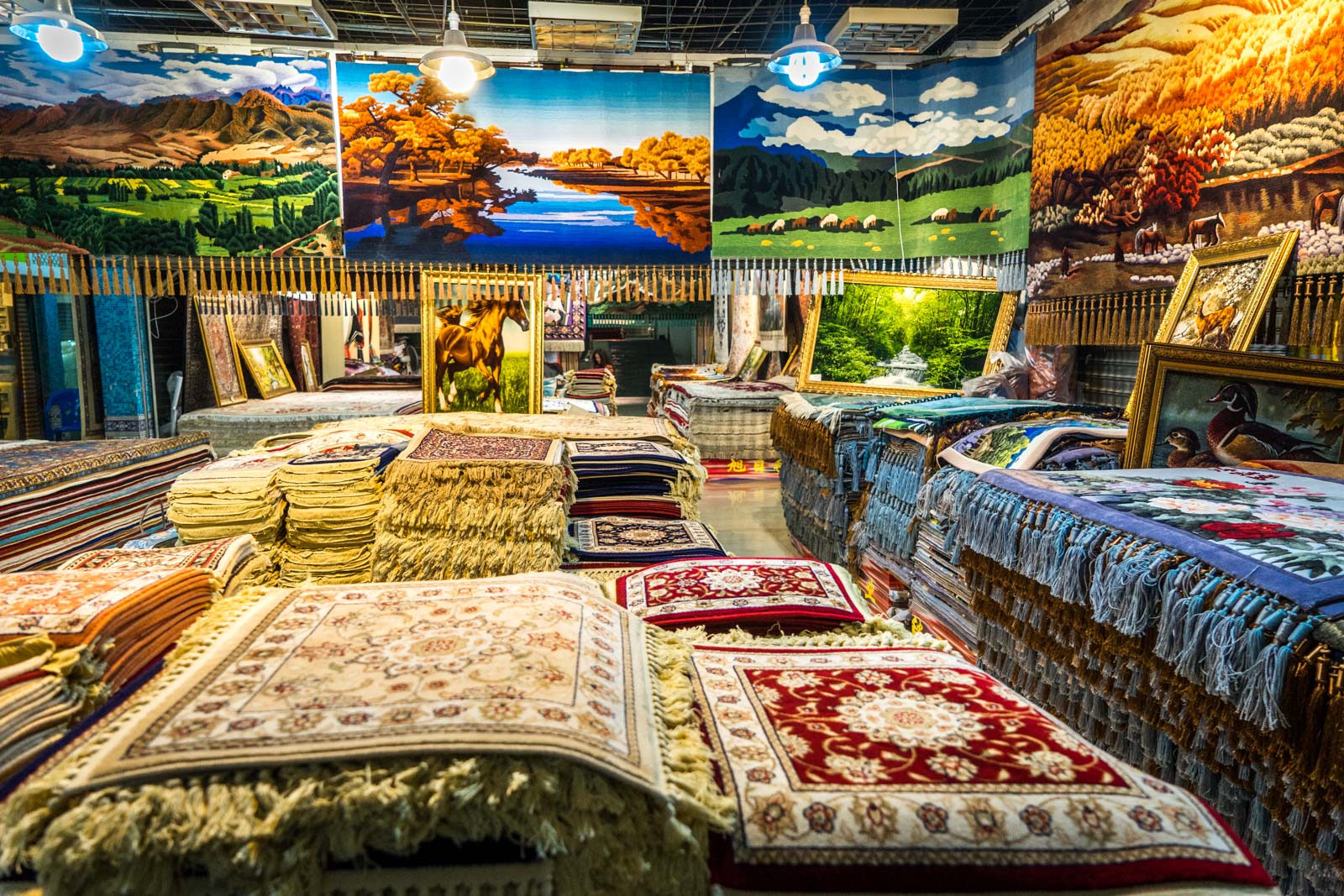 The Grand Bazaar of Urumqi, Xinjiang, China