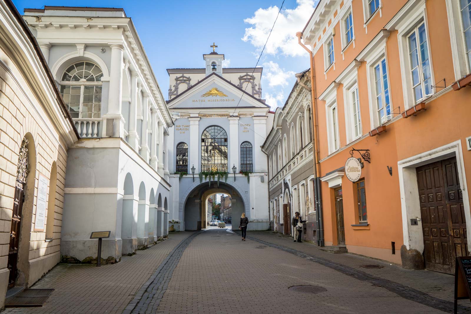Exploring the historic city centre of Vilnius in Lithuania