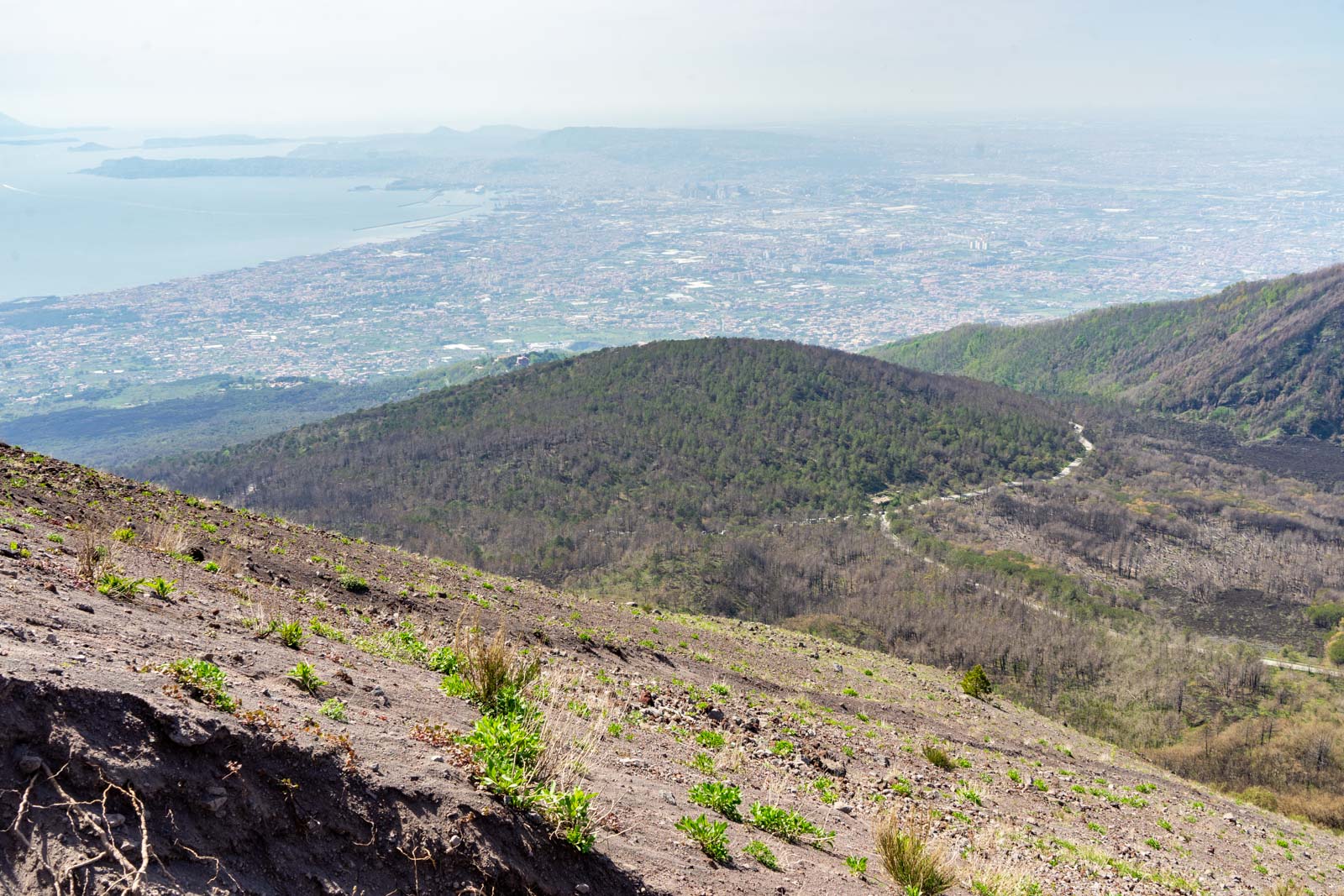 Hiking Mount Vesuvius from Naples, Italy