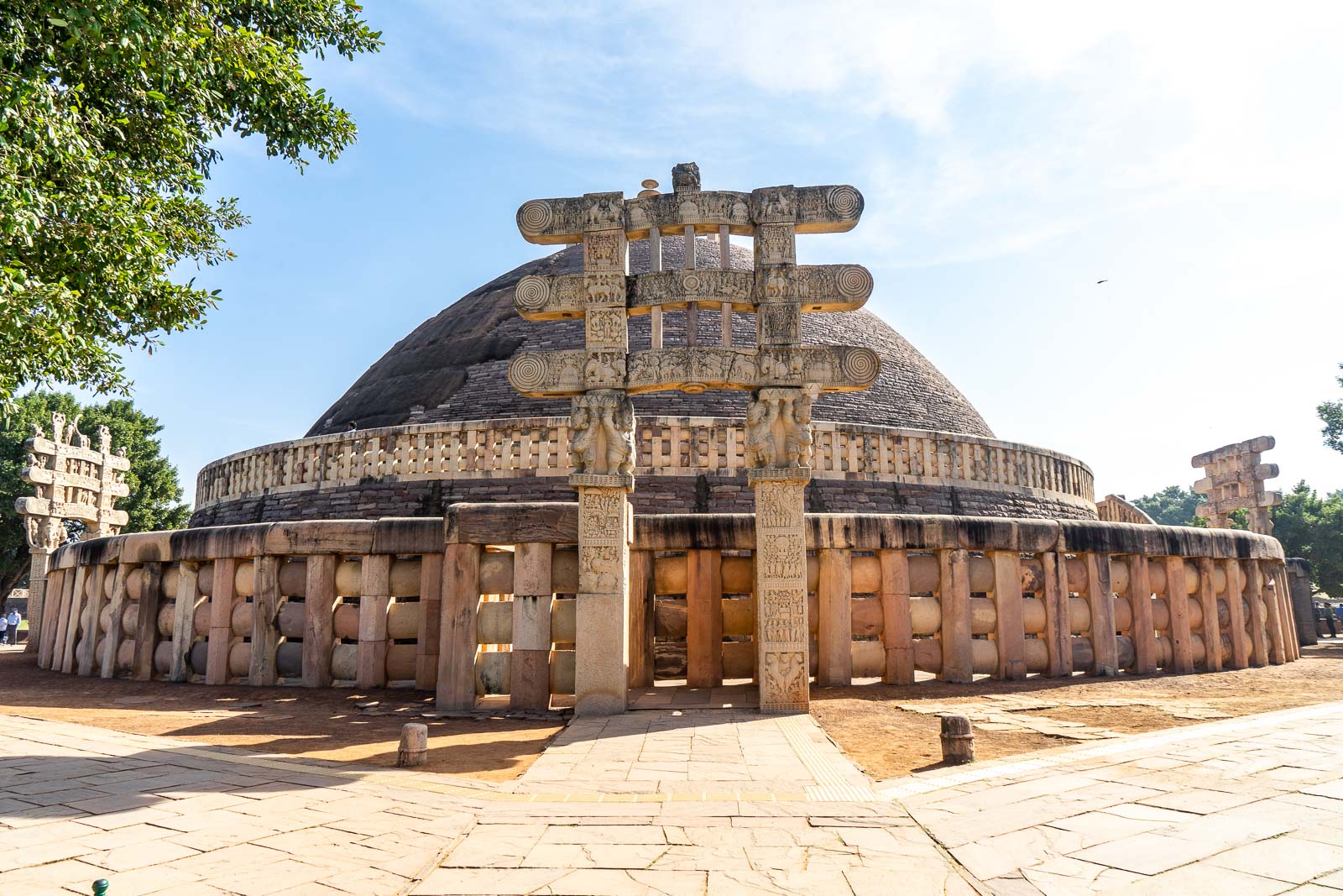 Great Stupa At Sanchi Architecture
