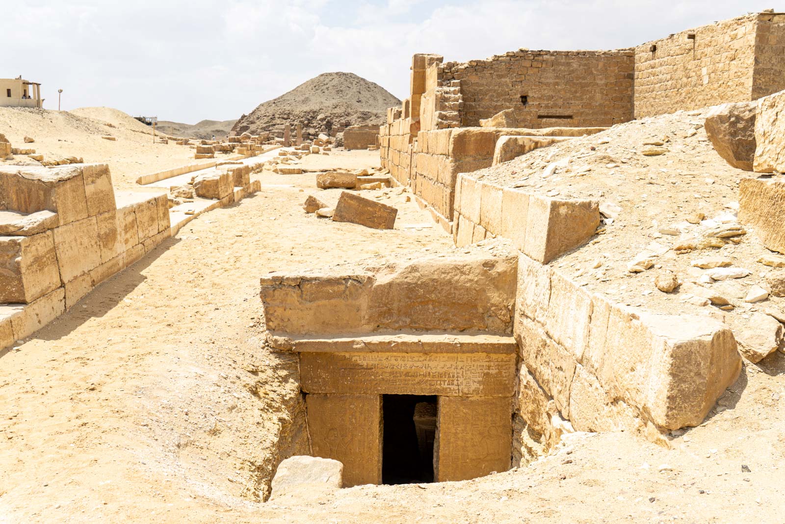 Visiting Saqqara and the Step Pyramid (Pyramid of Djoser) in Egypt